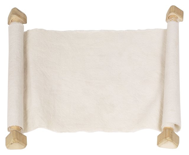 How To Make A Fabric Scroll Ehow